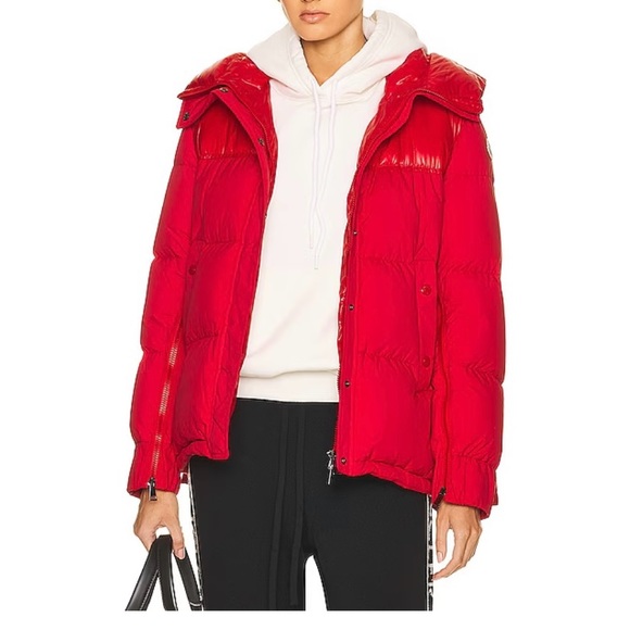 Moncler | Jackets & Coats | Moncler Etival Red Puffer Jacket Size 0 ...